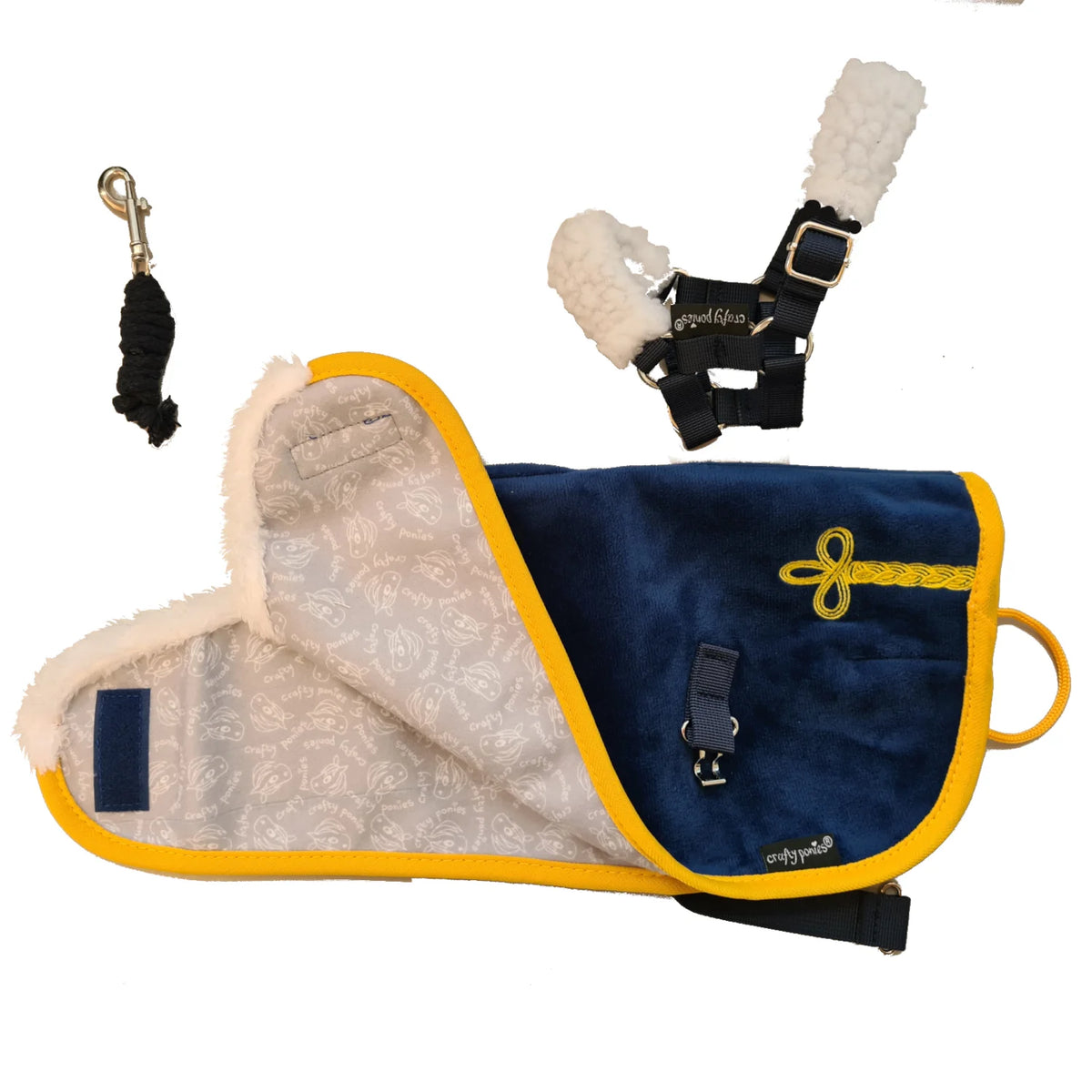 Fleece Neck Show Blanket Set – Crafty Ponies Canada