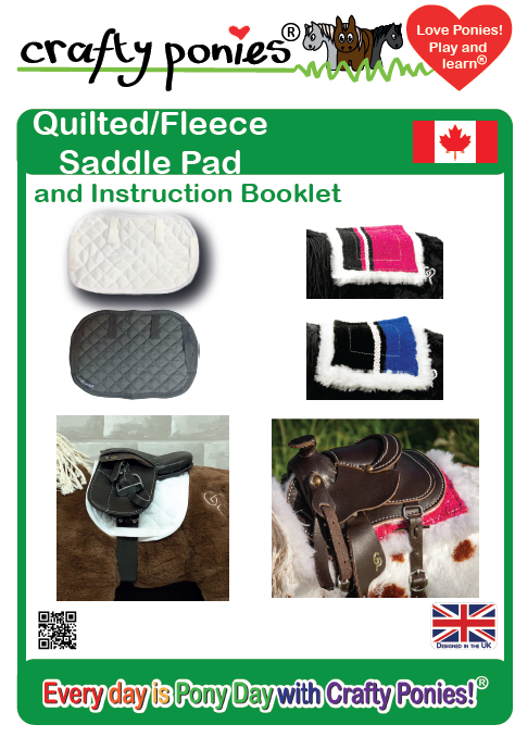 Quilted English Saddle Pad – Crafty Ponies Canada